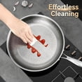 2026 Upgrade Pure Titanium Classic Pan with Lid , Scratch-Resistant, No ...