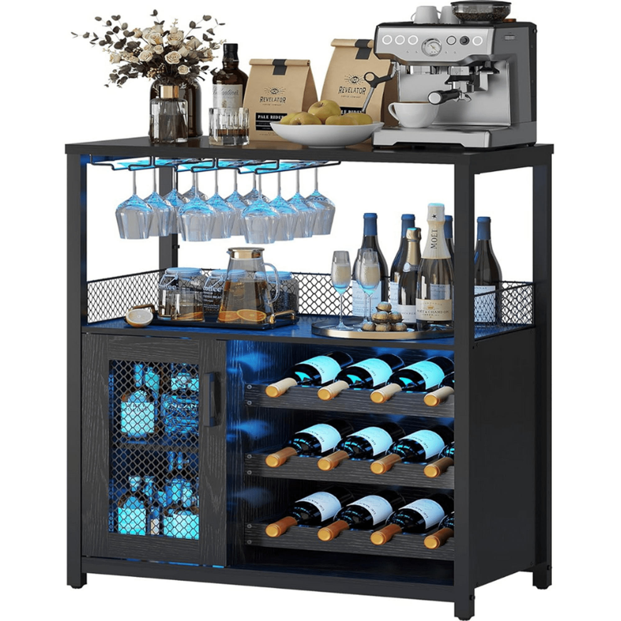 Click here for Eastvita Wine Bar Cabinet With Led Lights industri... prices