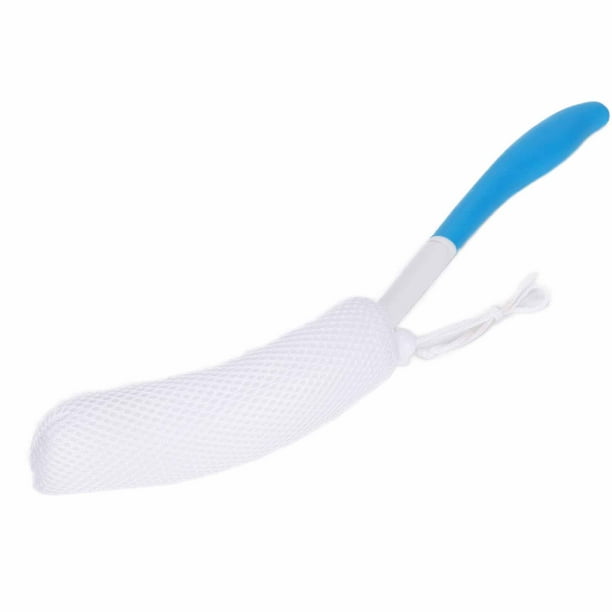 Khall Bath Body Brush Long Curved Handle Soft Sponge Body Cleaning ...