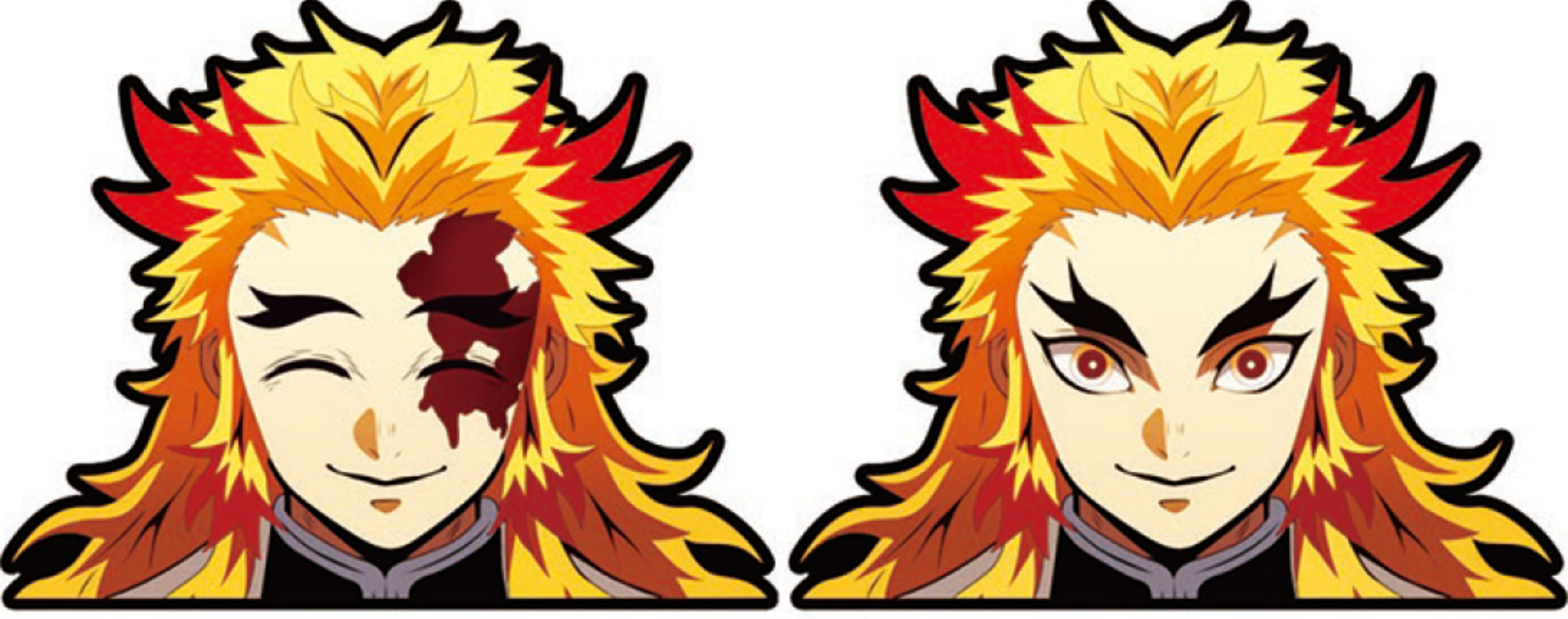 Demon Slayer Kyojuro Rengoku 3D Anime Lenticular Motion Flip Sticker ...