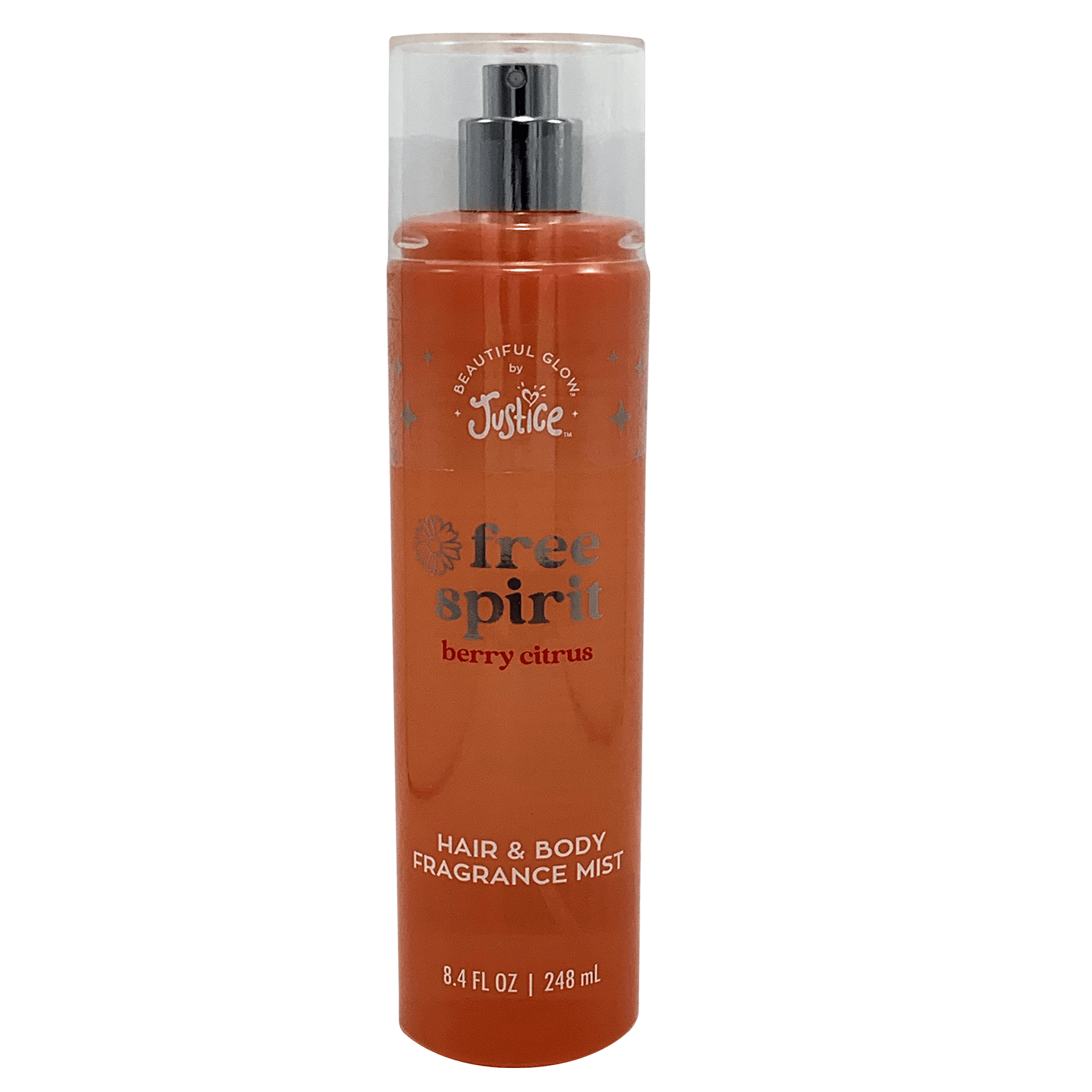 Beautiful Glow by Justice Hair and Body Fragrance Mist, Free Spirit ...