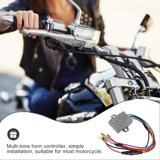 LITINKIMI Horn Controller Black For Motorcycle Owners With Stable ...