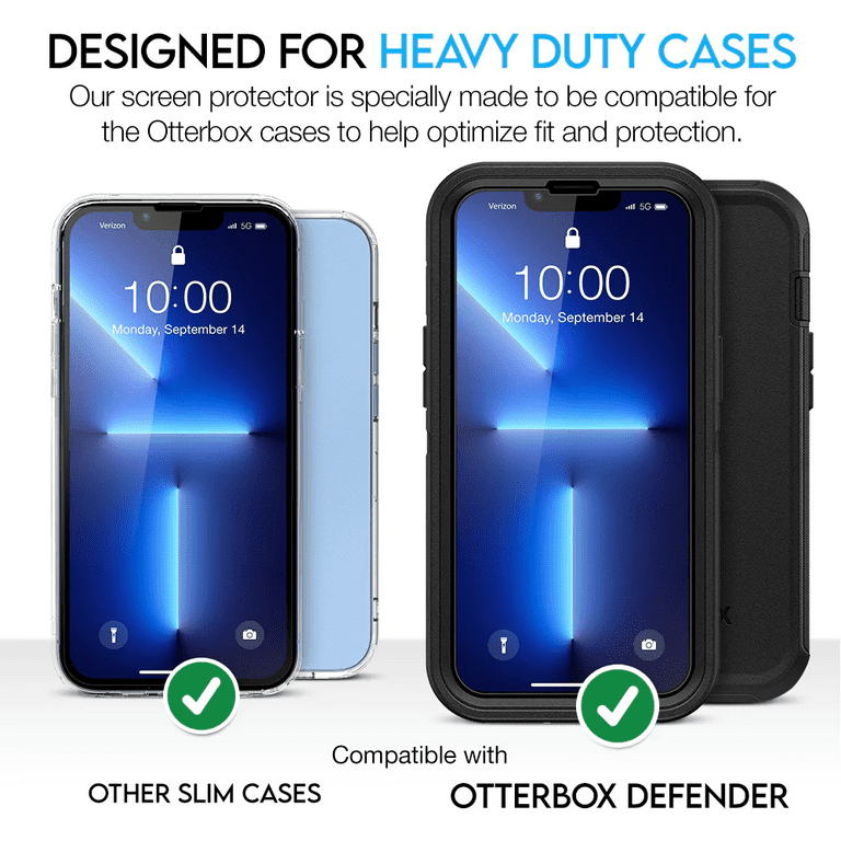 Maxboost 2 Pack Screen Protector with 2 Pack Camera Lens Protector Compatible for iPhone 13 Pro Max 6.7 inch