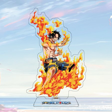 One Piece Mainan Model Stand Figure Akrilik Anime Luffy Zoro Ace Usopp ...