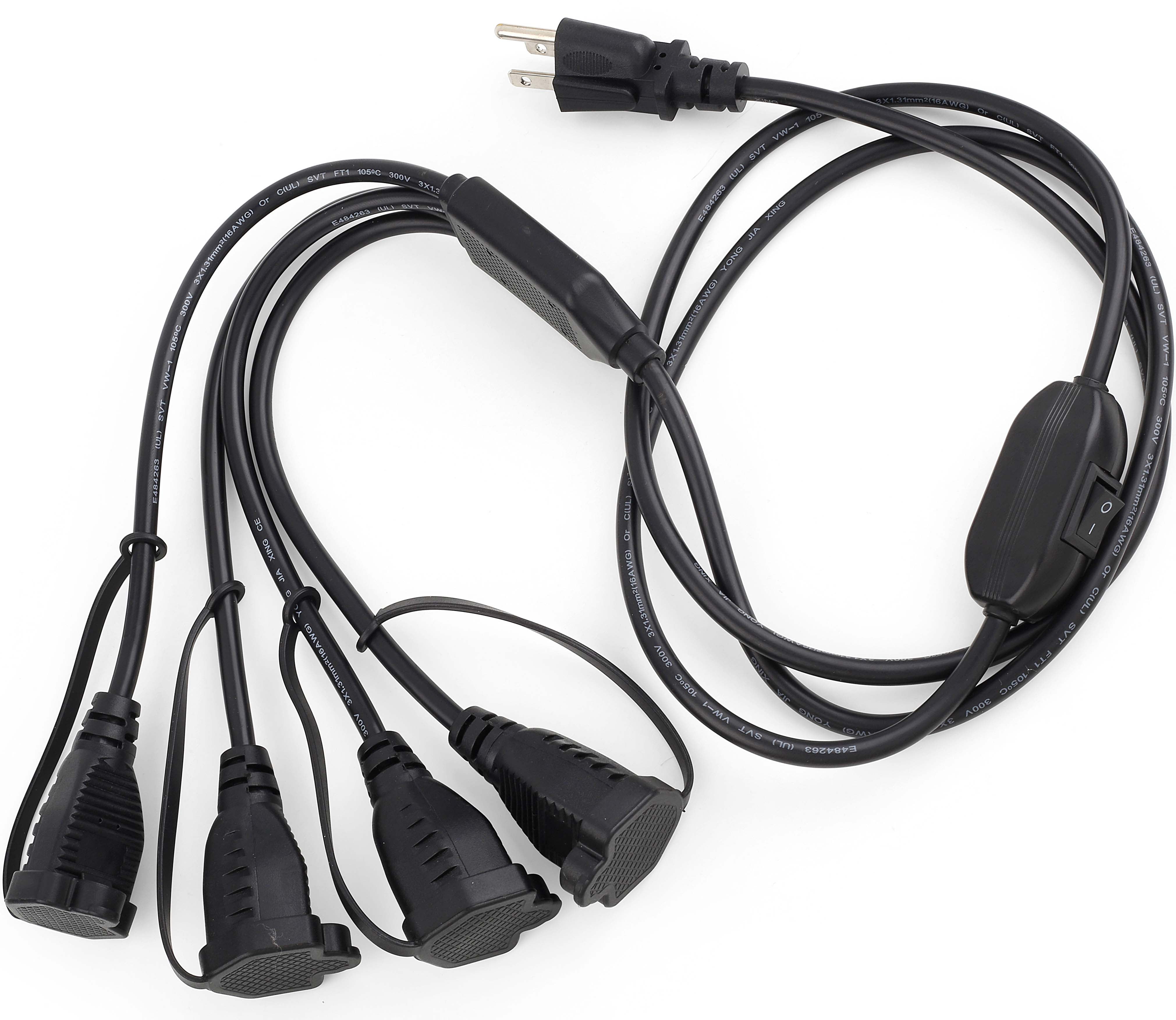 Extension cord, 5’ Foot Long ! Indoor and Outdoor ! with covers ...