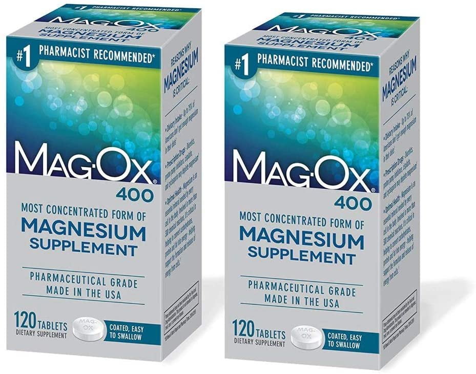 MagOx 400 Magnesium Oxide Dietary Supplement Most Concentrated form of ...