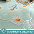 Rectangle Waterproof Vinyl Tablecloth, Oilproof Spillproof Plastic ...