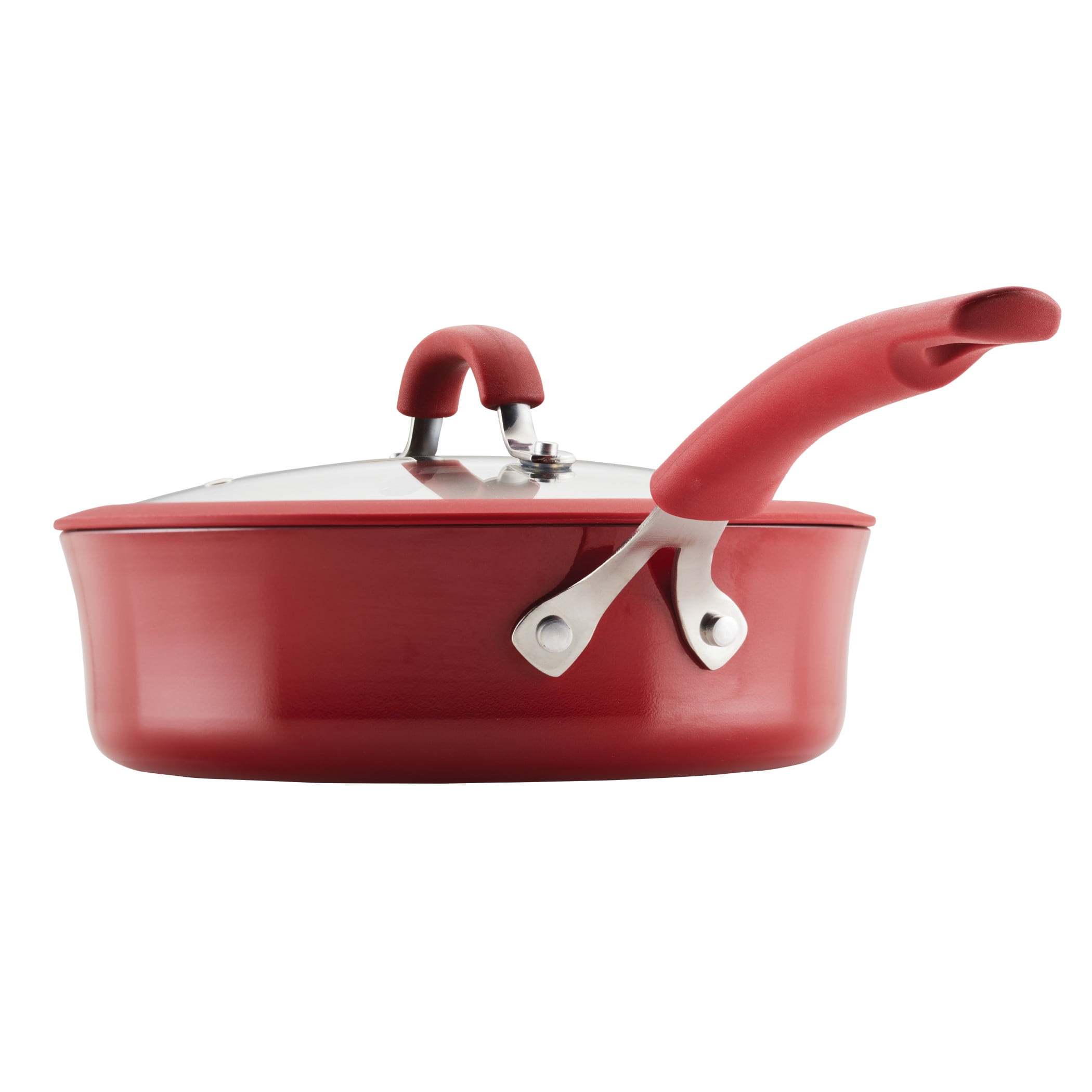 Rachael Ray Cook Create Aluminum Nonstick Saute Pan With Lid 3 Quart