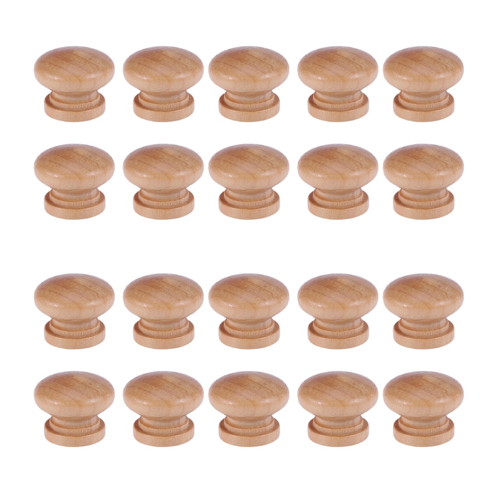 Click here for Winskyall 20pcs Natural Wood Circular Knobs For Ca... prices