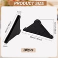 100 pc Triangle Plastic Furniture Corner Guards Table Corner Protector ...