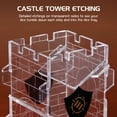 ENHANCE Dice Tower Dice Tray for Tabletop RPG Games - Portable Dice ...
