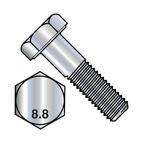 M8X70 Din 931 8 Point 8 Metric Partially Threaded Cap Screw Zinc (Pack ...