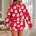 asdoklhq Cute Crop Hoodies Family Party Celebration Women's Fashion ...