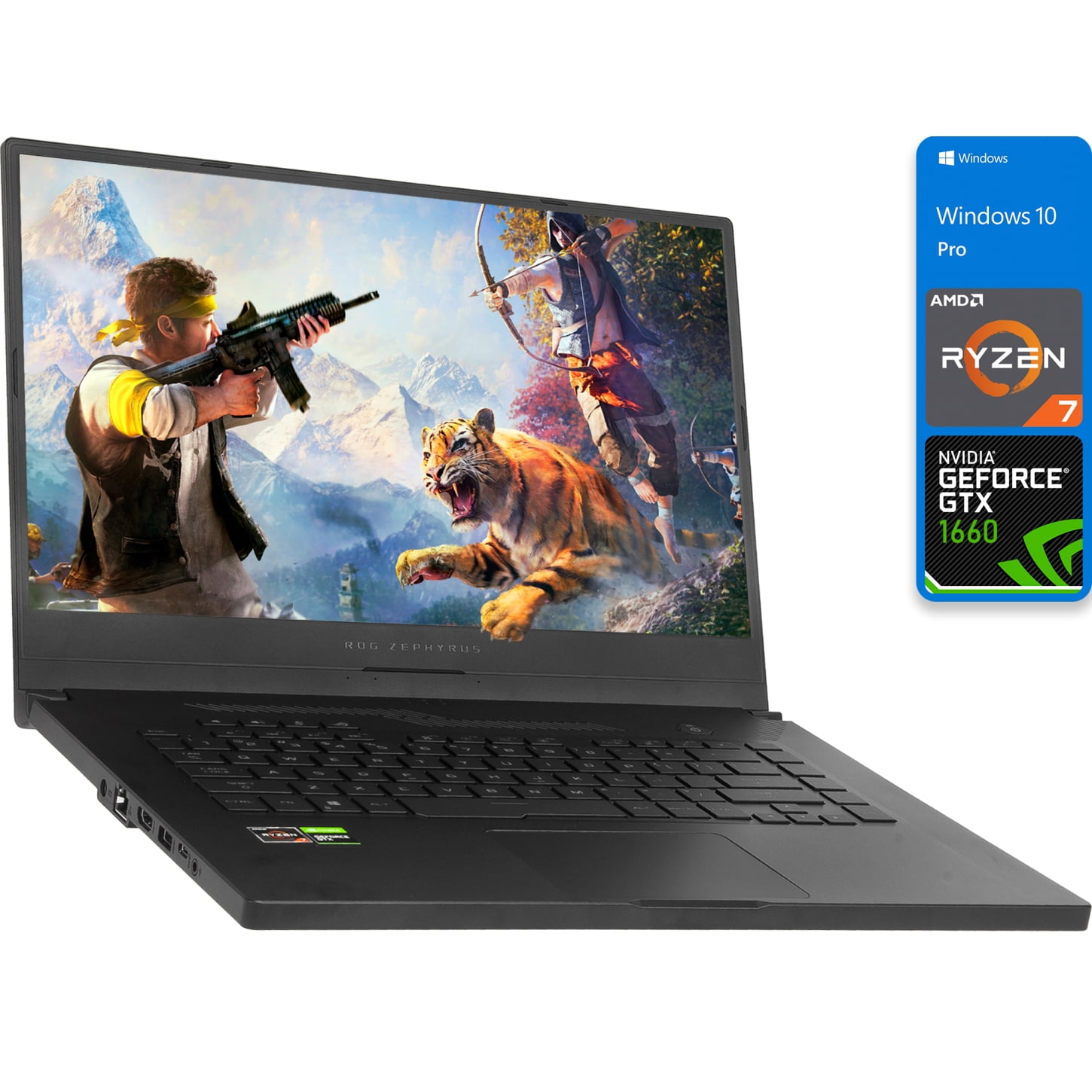 ASUS ROG Zephyrus G Ultra Slim Gaming Notebook, 15.6" IPS FHD Display ...