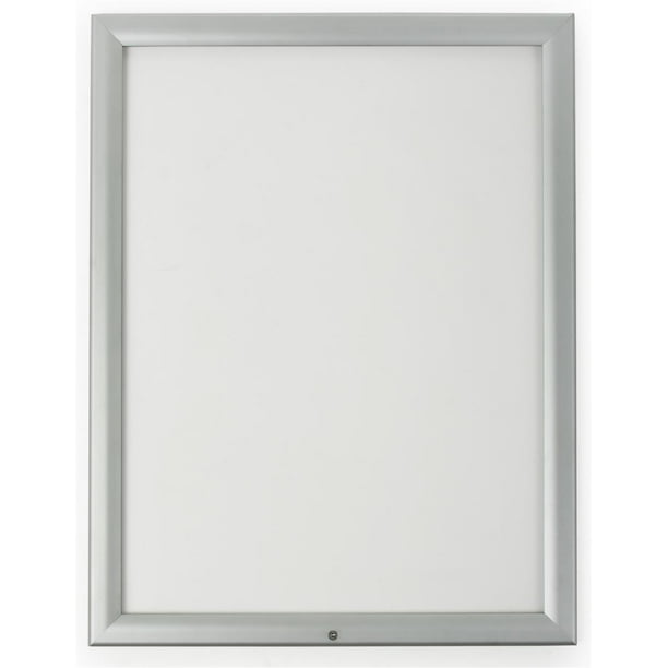 Displays2go Outdoor Snap Frame for 18x24-Inch Posters or Advertisements, Locking Enclosure, Rust ...