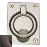 Baldwin 0395031 Flush Ring Pull, Unlacquered Bright Brass - Walmart.com