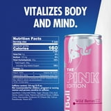 Red Bull Pink Edition Energy Drink, Wild Berries, 12 fl. oz. Can, 114mg ...