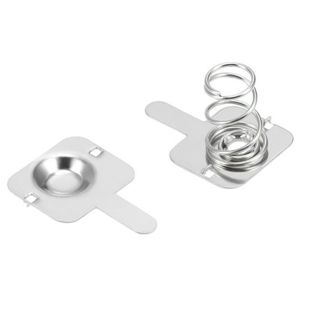 20 Pairs AA Battery Positive Negative Spring Nickeling Plate 12mmx10mm ...