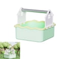 Bird Cage Hygiene Solution With Detachable PP Waste Container For Easy ...
