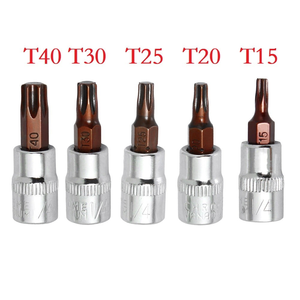 Click here for Likem 5pcs Set T15-T40 Torx Screwdriver Bits 1/4 D... prices