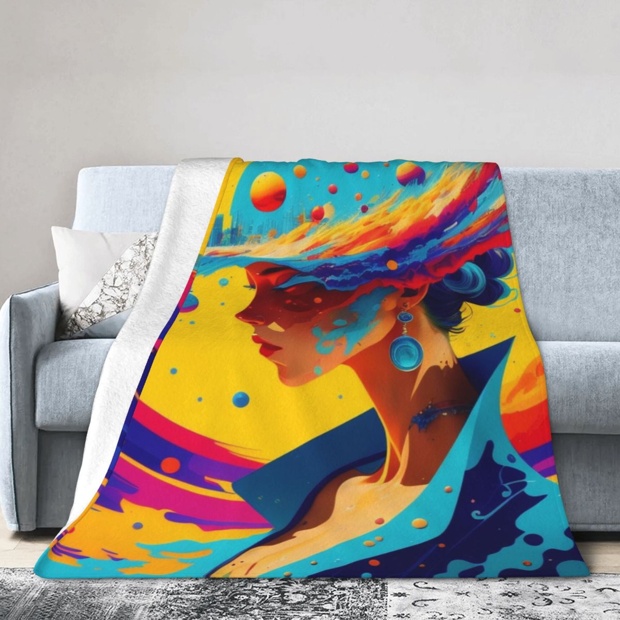 DouZhe Ultra-Soft Micro Fleece Lightweight Flannel Bed Blanket ...