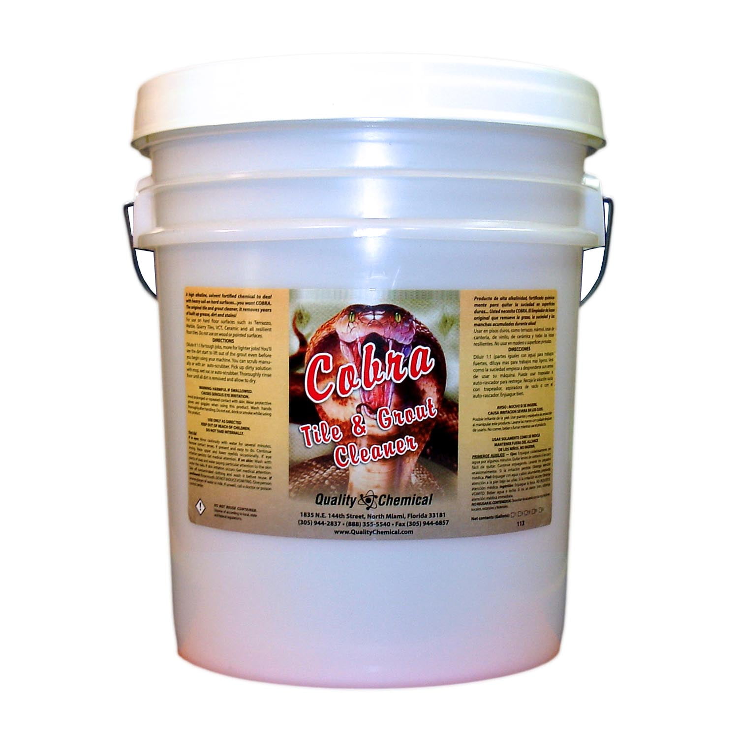 Cobra Floor Tile & Grout Cleaner - 5 gallon pail - Walmart.com
