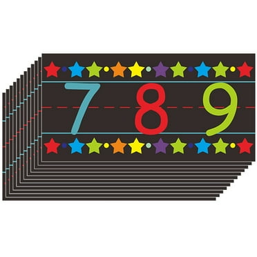D-FantiX Educational Preschool Bulletin Board Set with Alphabet Numbers ...