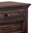 Oxy 30 Inch European Classic Nightstand, 3 Drawers, USB Ports, Wood ...