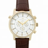 Tommy Hilfiger Men's 1790874 Gold-Tone Watch with Brown Leather Band ...