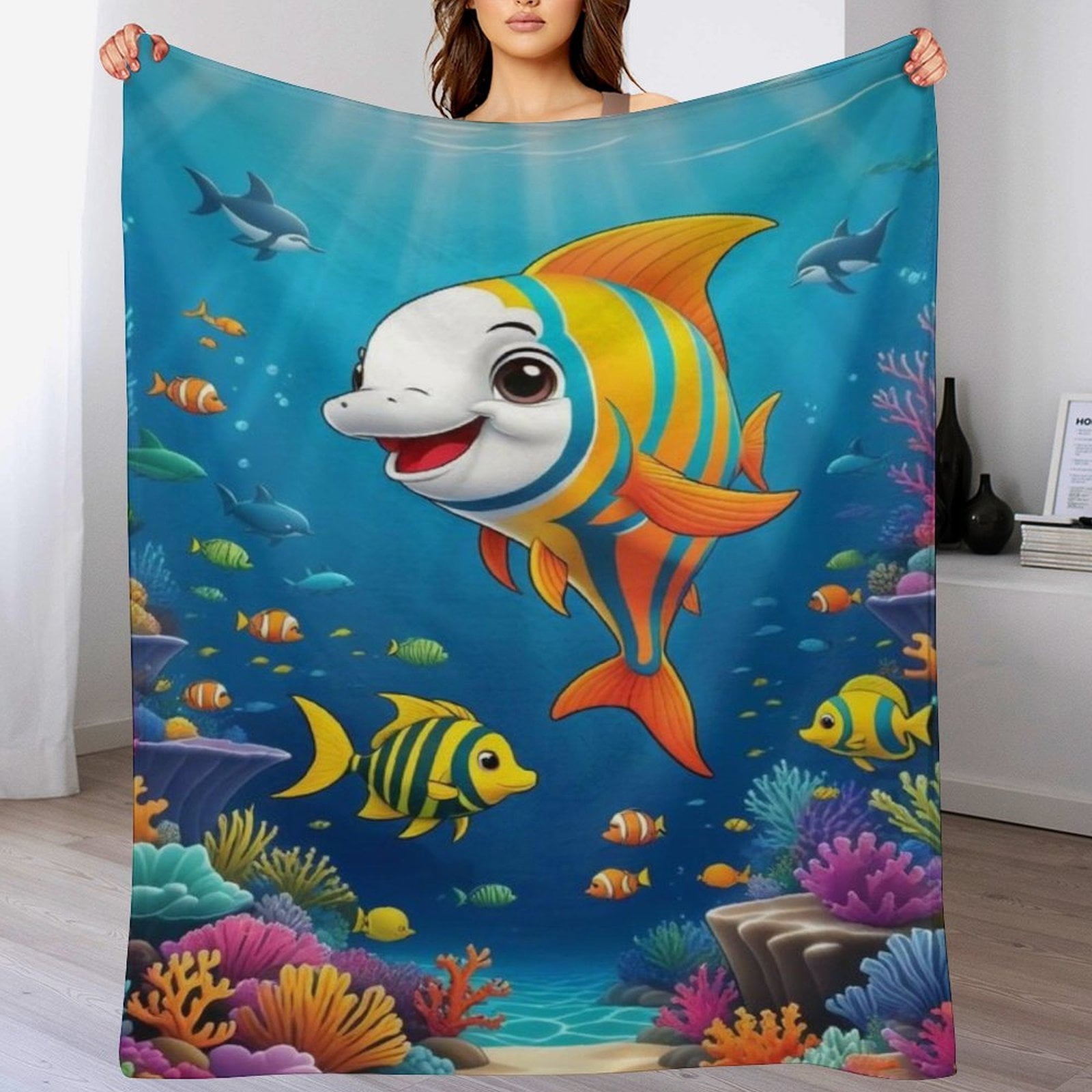 Manta de dibujos animados de Buscando a Nemo, suave y acogedora manta ...