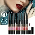 Cheepum Korean Lip Tint Coral Double Head Automatic Lip Gloss Lip Liner