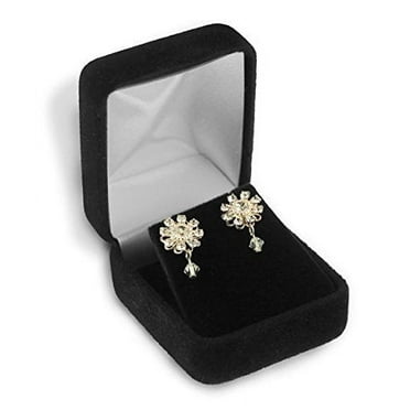 1/2/5 Pcs Velvet Jewelry Ring Boxes Earring Gift Storage Boxes Wedding ...