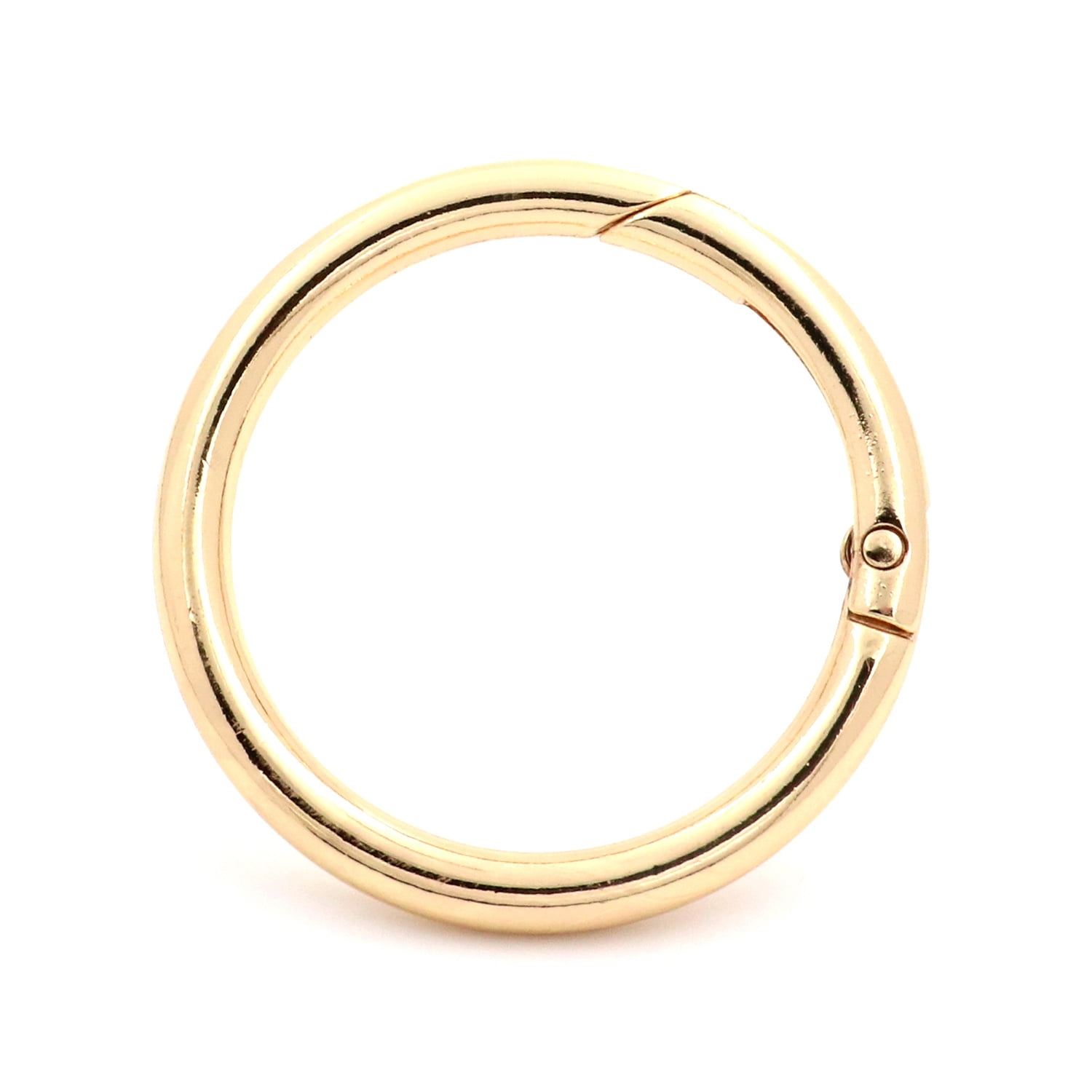 Fenggtonqii 1.5'' Round Spring Gate O-Ring Clasp Push Snap Hook Screw ...