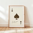 Affixzi Wall Art, Leopard Ace of Spades Print, Lucky Print, Animal ...
