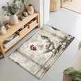 Area Rug 2x3ft White Chicken Washable Area Rugs for Living Room Rustic ...