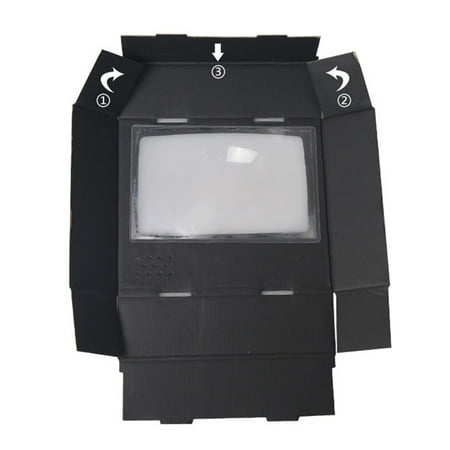 DIY Vintage TV Mobile Phone Screen HD stand; 3D Magnifier 3D HD Video ...