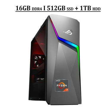 ASUS ROG Strix G10 Gaming Desktop, AMD Ryzen 7 5800X, GeForce RTX 3060 ...