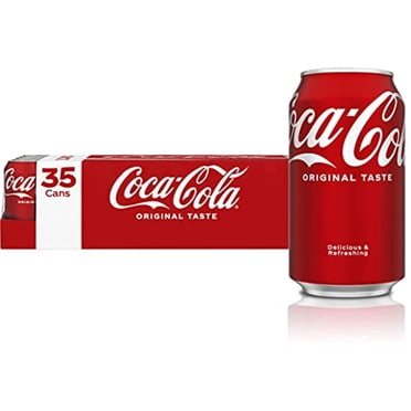 Coca-Cola Soda Soft Drink, 12 fl oz, 35 Pack - Walmart.com