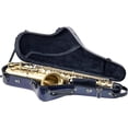 Crossrock Fiberglass Tenor Saxophone Case-Includes Accessory Pocket ...