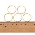 100 pc 304 Stainless Steel Linking Ring Ring Golden 20x0.8mm - Walmart.com