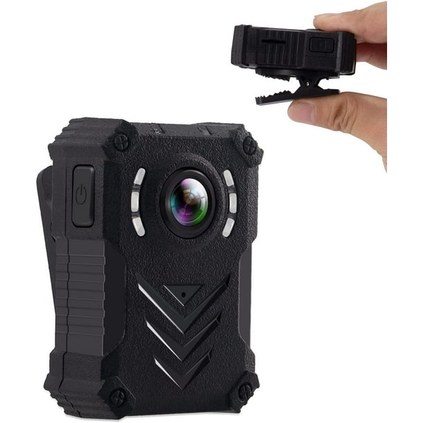Body Camera HD 1080P with Infrared Light Wearable Police Worn Bodycam ...