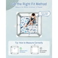 Baby Play Mat, 50x50 Thickened Playpen Mat, Non-Slip Baby Mat for Floor ...