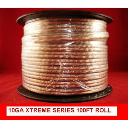 10ga - 100ft 10 ga Caliber Xtreme 10 Gauge Speaker Wire Audio Cable Car ...