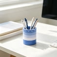 2-in-1 Pen Holder with Perpetual Calendar Rotating Desk Organizer for ...