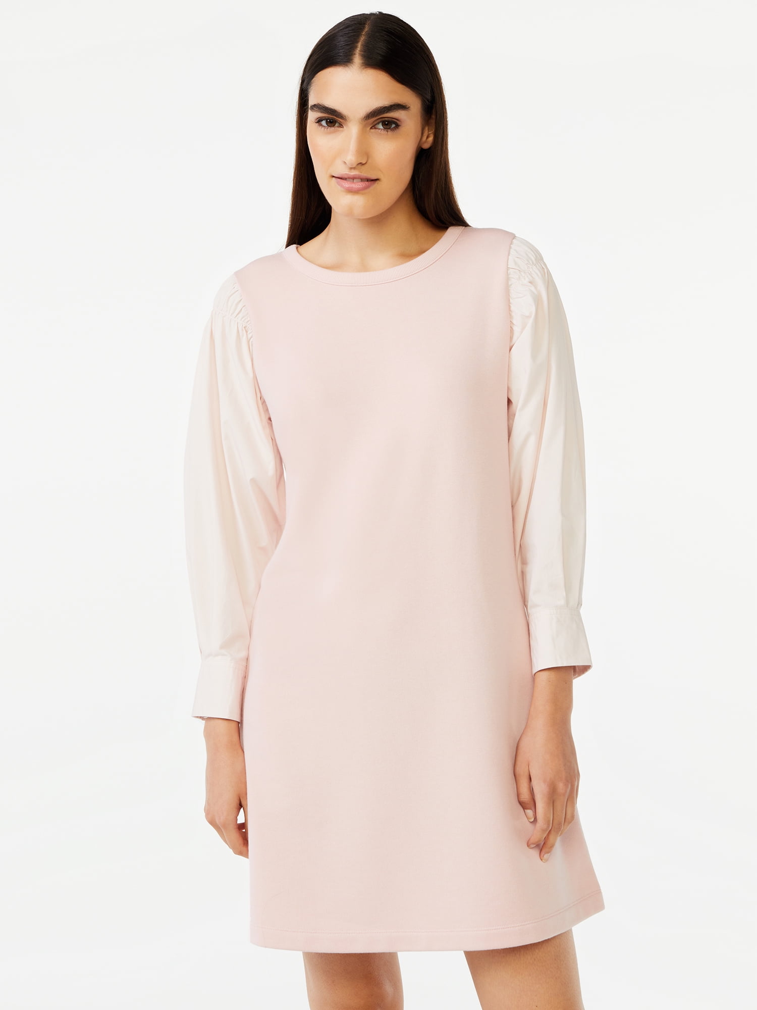 Buy Free Assembly Womens Smocked Mini Dress with Square Shoulders ...