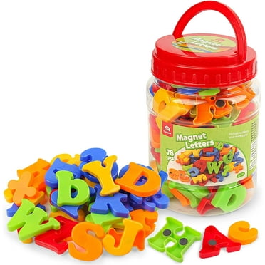 Educational Insights AlphaMagnets - Jumbo Multicolored Uppercase (42 ...