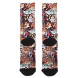 FRIENDS TV Show Scenes Collage All Over Sublimated Print Crew Socks ...