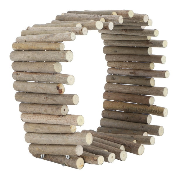 Small Animals Cage Wood Fence Hamster Bridge Mouse Rat Ladder Wooden ...