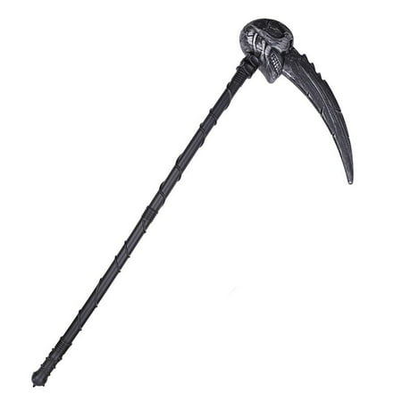 84cm Halloween Props Scythe Ghost Head Simulation Weapon Ghost Festival ...