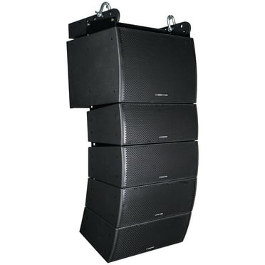 Sound Town ZETHUS Series Line Array Speaker System with Four Compact 6 ...